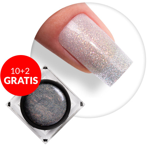 10+2gratis Żel do paznokci Shine on you Stardust Shine MollyLac HEMA/Di ...
